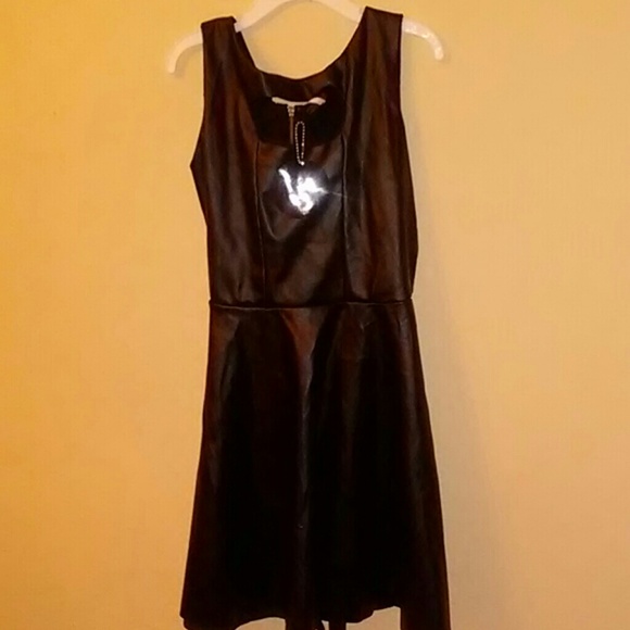 Poof! | Dresses | Poof Girl Pleather Dress | Poshmark